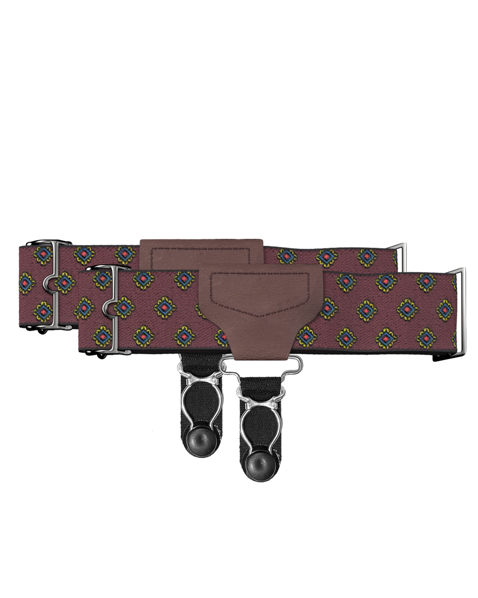 KK & Jay Supply Co. | Classic Sock Garters - Washington Maroon